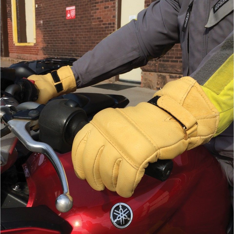 Merino Wool Insulated Competition Elkskin Roper Gloves – Aerostich